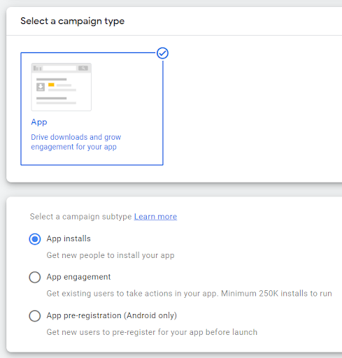 Tutorial membuat Google UAC (Universal App Campaign) dengan objective ...